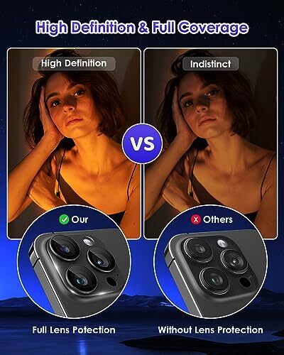 Kanosan for iPhone 15 Pro/iPhone 15 Pro Max I5-Pro/Pro Max, Metal Black ...