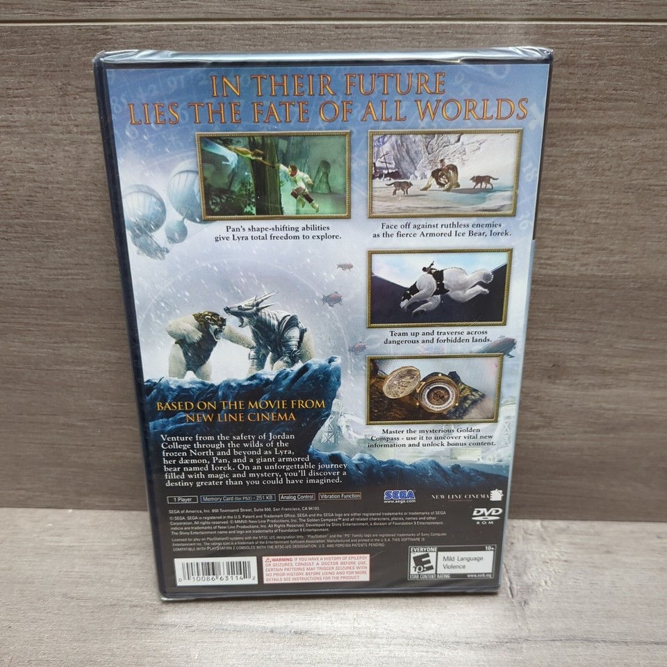 Golden Compass - PlayStation 2 - PS2 - Action/Adventure Game - NEW ...