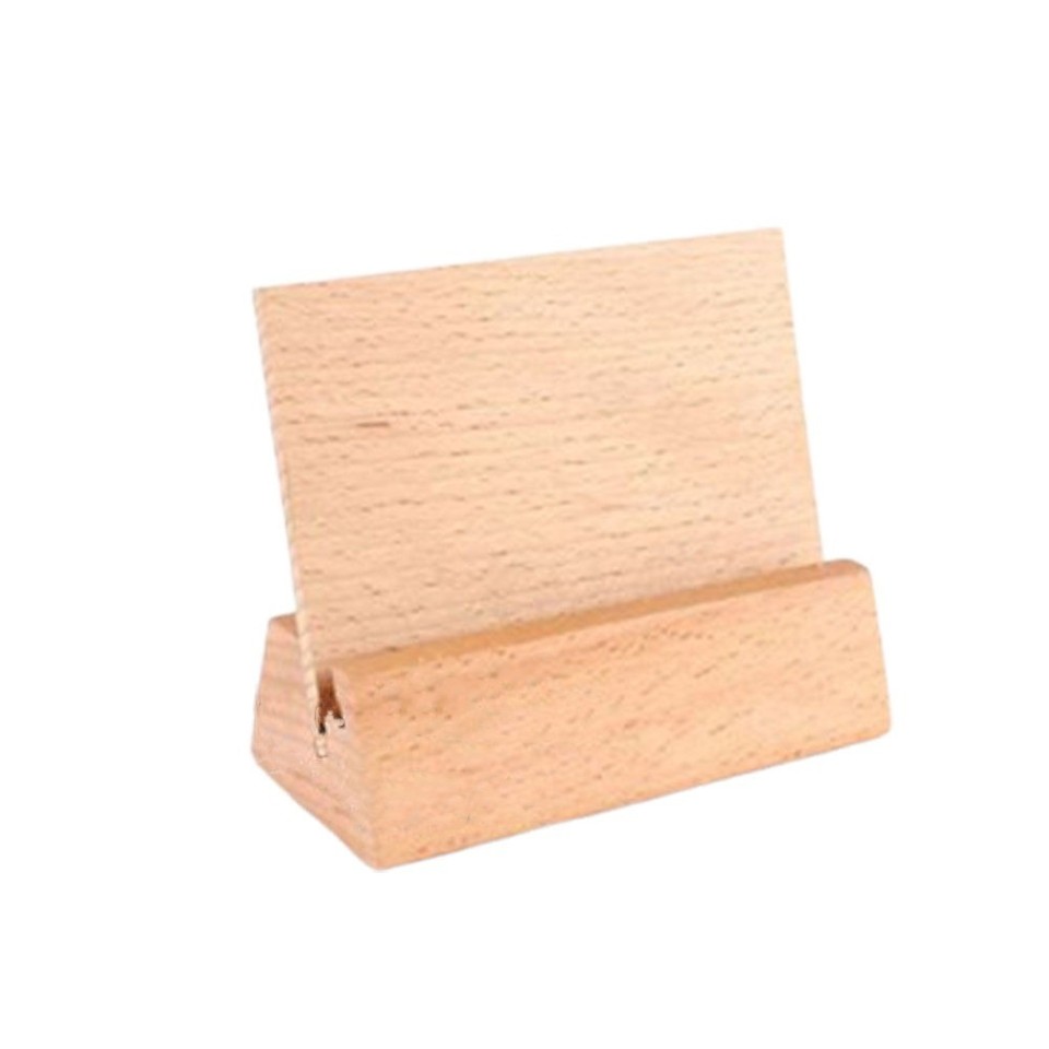 Stable Base Card Display Stand Natural Postcard Holder Stationery ...