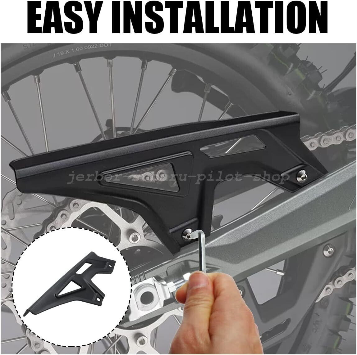 URLWALL Upper Chain Guards Cover For Sur Ron Surron Ultra Bee Electric ...