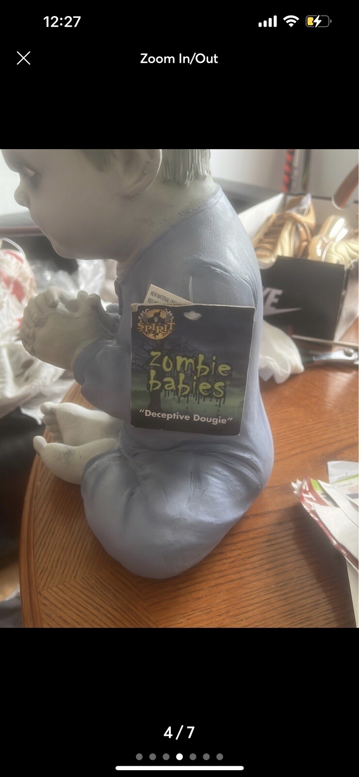 Spirit Halloween zombie baby deceptive dougie bnwt Latex Prop Retired ...