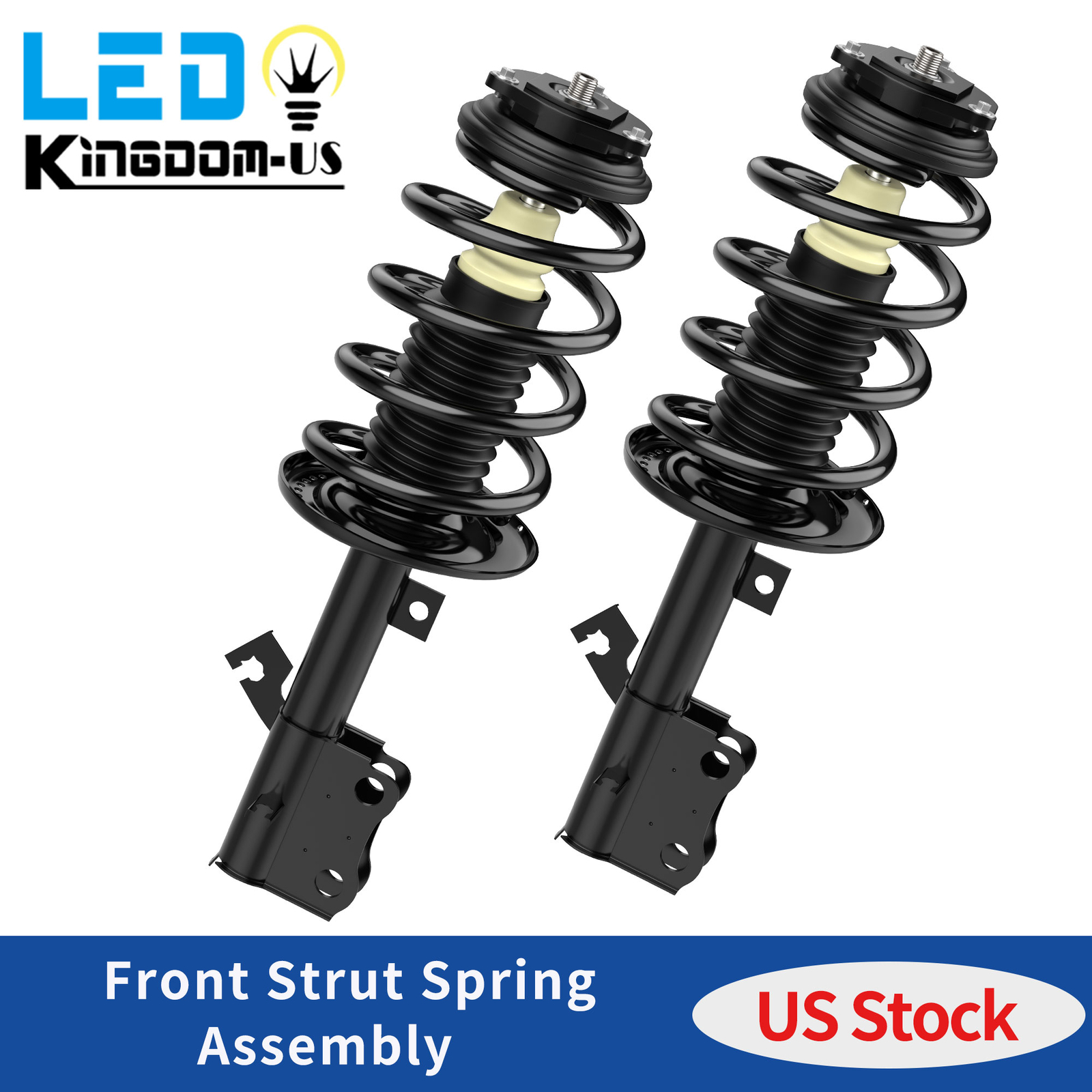 2Pcs Front Shocks Struts w/ Coil Springs Assembly For 2007 - 2012 ...