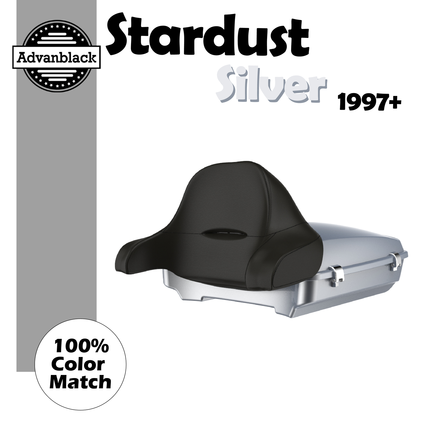 Rushmore Razor Tour Pack Pak Wrap Around STARDUST SILVER For Harley ...