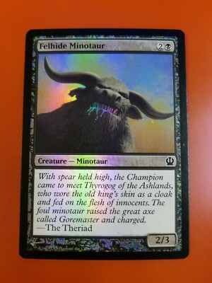 1x Felhide Minotaur | FOIL | Theros | MTG Magic Cards | eBay