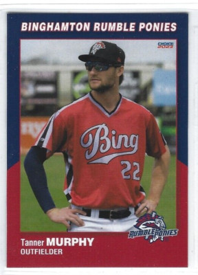 2023 Binghamton Rumble Ponies (Double-A New York Mets) Tanner Murphy | eBay