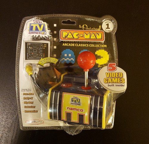 Jakks Pacific the Original Namco Pac-Man Arcade Classics Collections ...