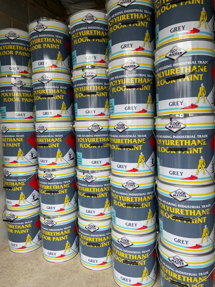 Floormaster Heavy Duty Polyurethane Floor Paint - 20ltr.....GREY | eBay UK