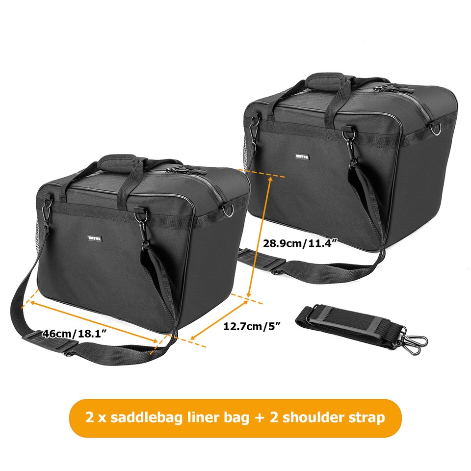Motorcycle Saddlebag Liners Tour Pack Bag For Harley Road Street Glide ...