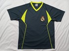 Real Madrid MCF Soccer Jersey Size Medium Gray/Green Short Sleeve | eBay