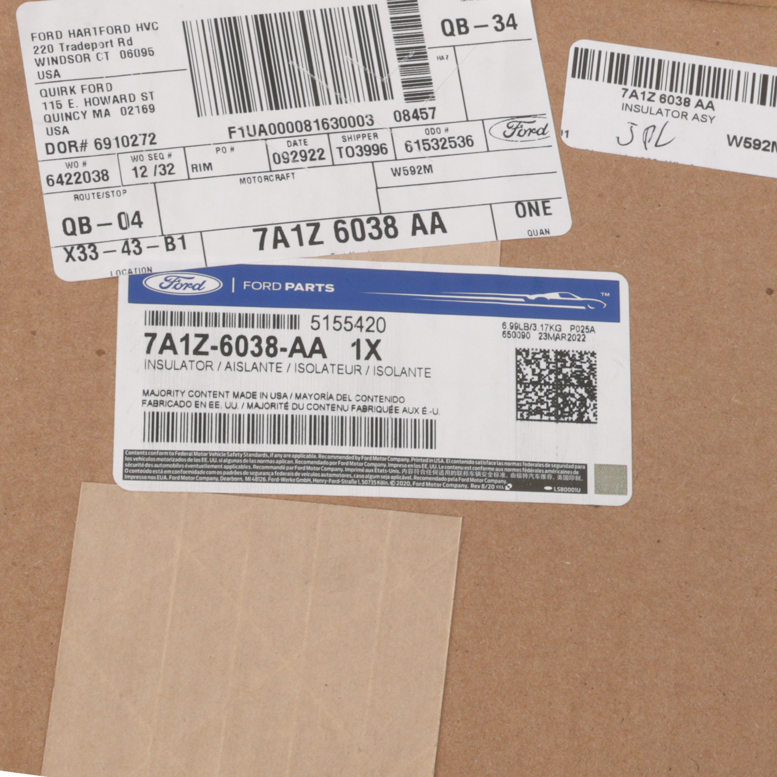 NEW OEM Ford 2007-2015 Edge MKS Left Front Transmission Mount 7A1Z-6038 ...