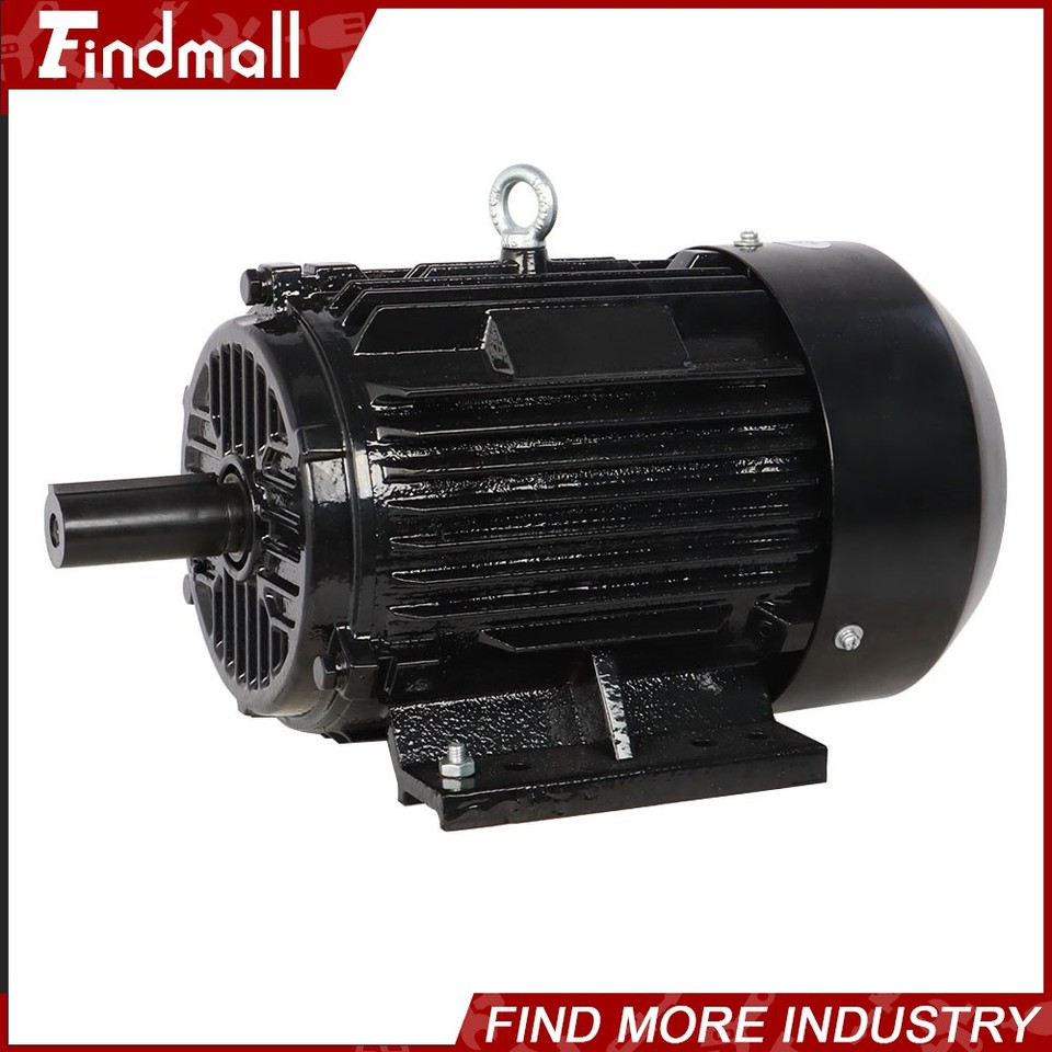 Electric Motor 1800 RPM 5 HP 3 Phase 184T Frame TEFC 230/460V Severe ...