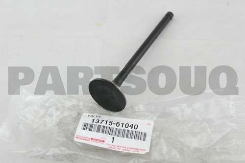 1371561040 Genuine Toyota VALVE, EXHAUST 13715-61040 | eBay