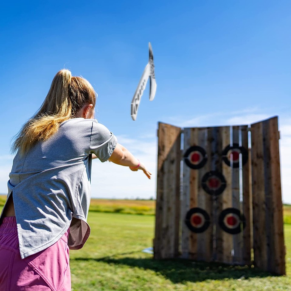 3PCS Throwing Axes Tomahawks Set with Bottle Opener and Sheath for ...