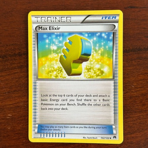 Max Elixir 102/122 Uncommon Breakpoint Pokemon Card | eBay