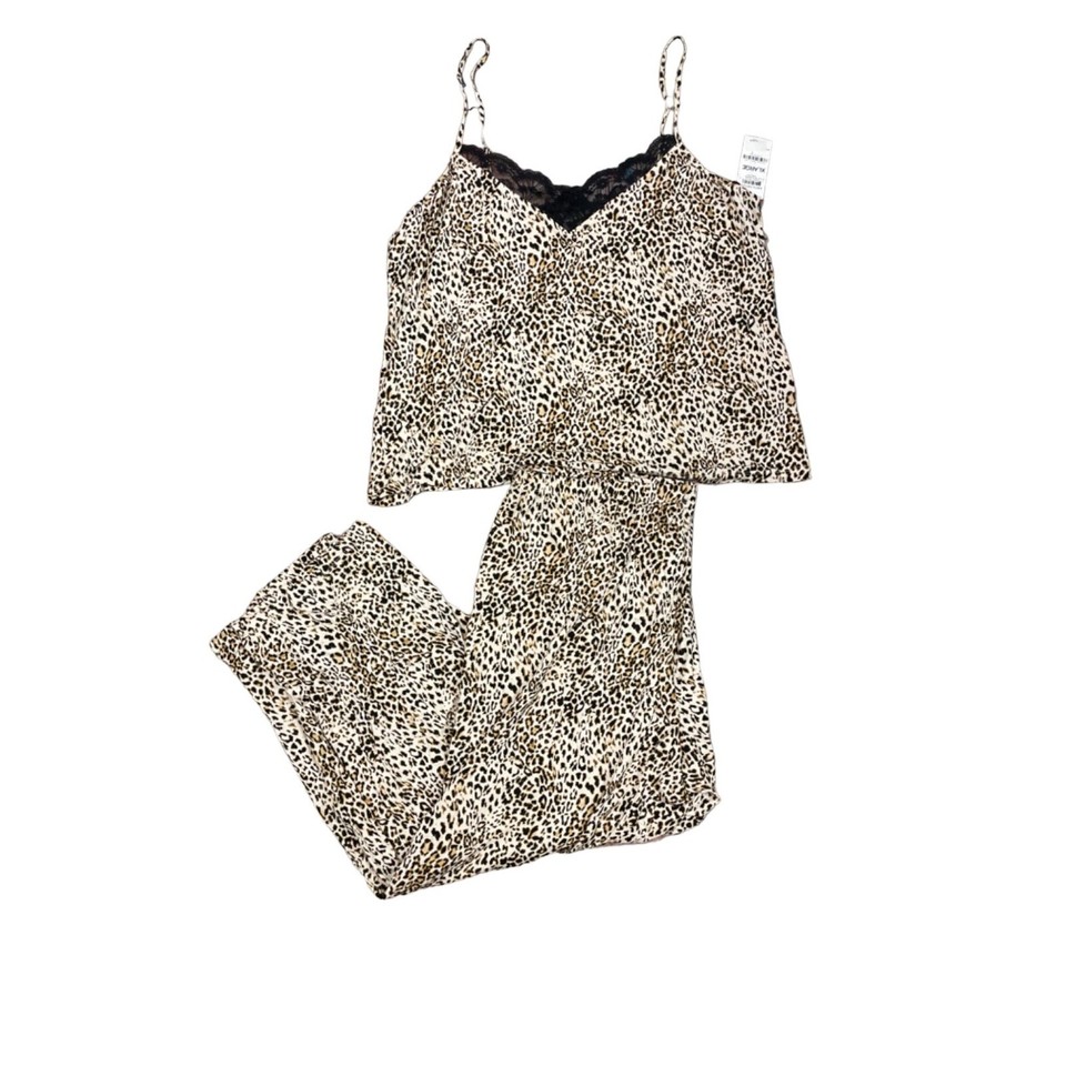 Inc up All Night Heavenly Soft Lace-Trim Cami & Pants Pajama Set ...