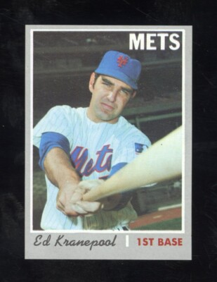 1970 Topps #557 Ed Kranepool - NM/MT corners - New York Mets - VSCARDS ...