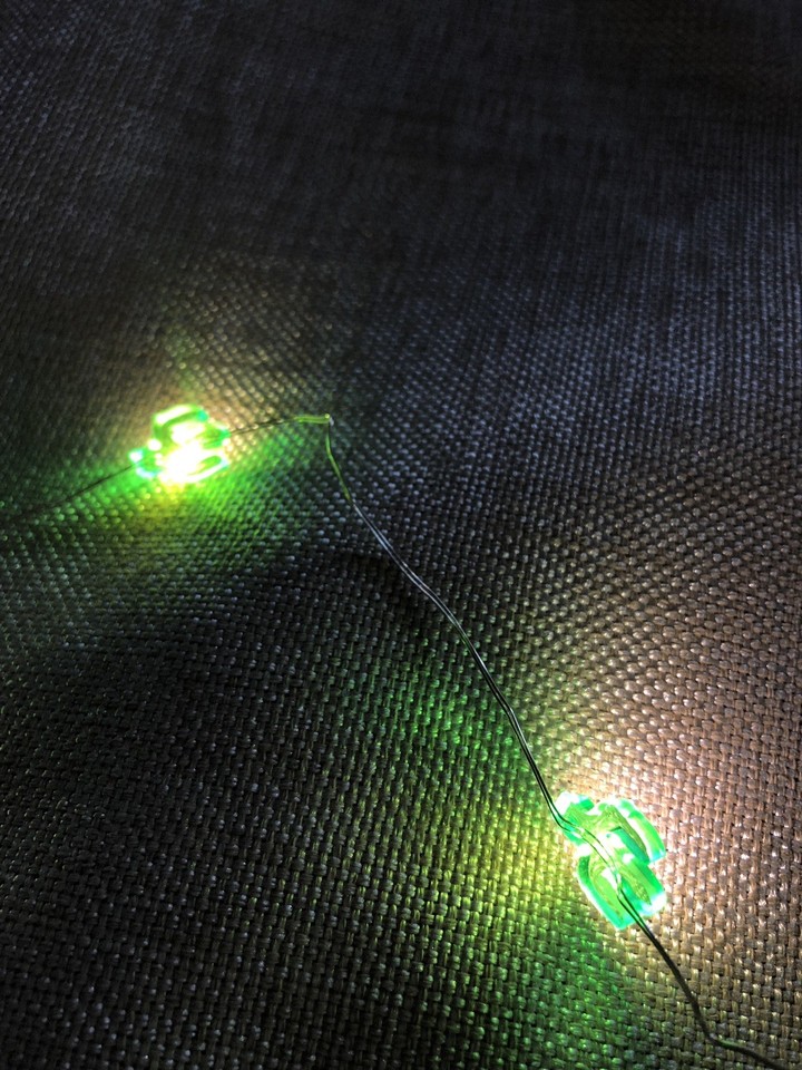 Mini Green Cactus Wire Lights LED Battery Power Fairy Craft Wedding ...
