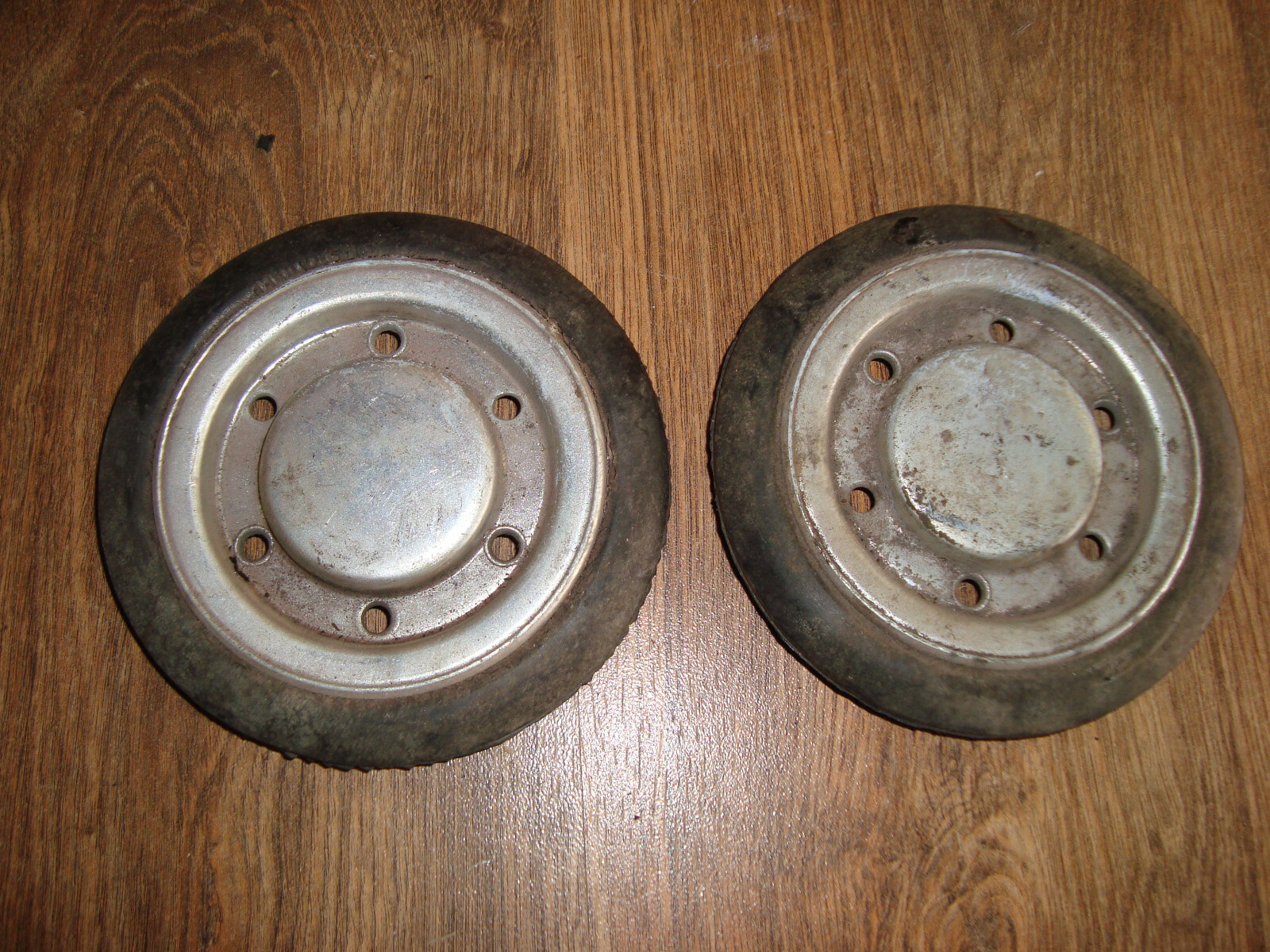 2 Used Silver Boogie Wheel Vintage Snowmobile WWIO | eBay