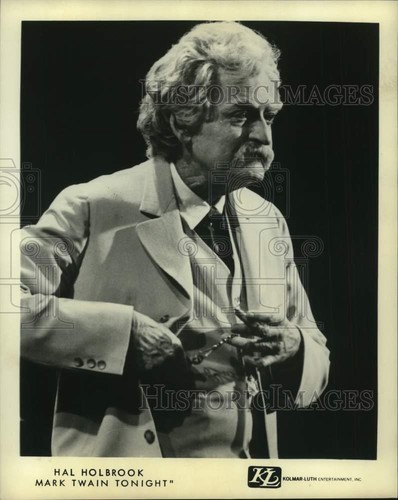 Press Photo Actor Hal Holbrook as Mark Twain in "Mark Twain Tonight ...