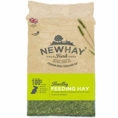 TIMOTHY FEEDING HAY - (1kg) - Newhay Small Animal Dried Grass Rabbit ...