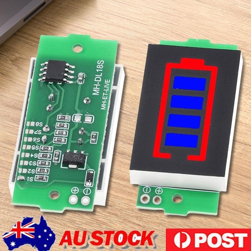 1/2/3/4/6/7/8S Battery Power Level Indicators LED Display 3-34V 5mA ...