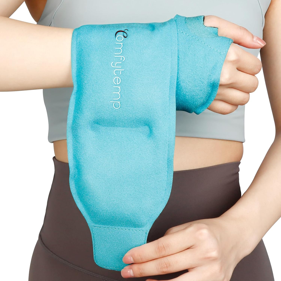 Wrist Ice Pack Wrap, Gel Ice Packs for Injuries, Reusable Hot Cold Compression | eBay