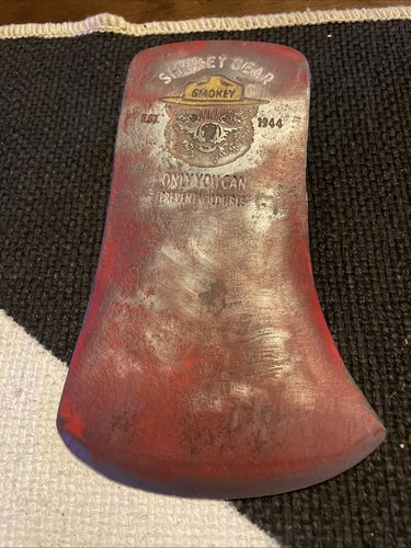 Vintage Smokey Bear Axe National Forest Service 3.5 Lb Rare 3 Eye Ridge ...
