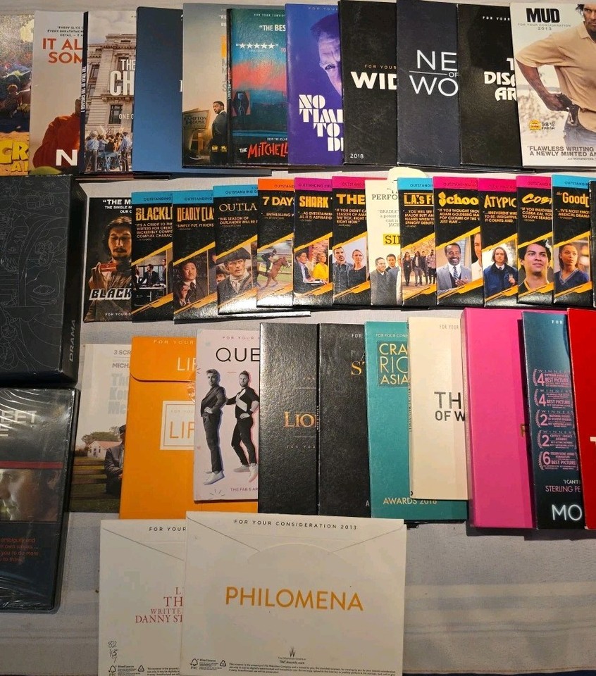 Huge Lot of 40 DVD FYC Award’s Promo Screeners Movies Netflix | eBay