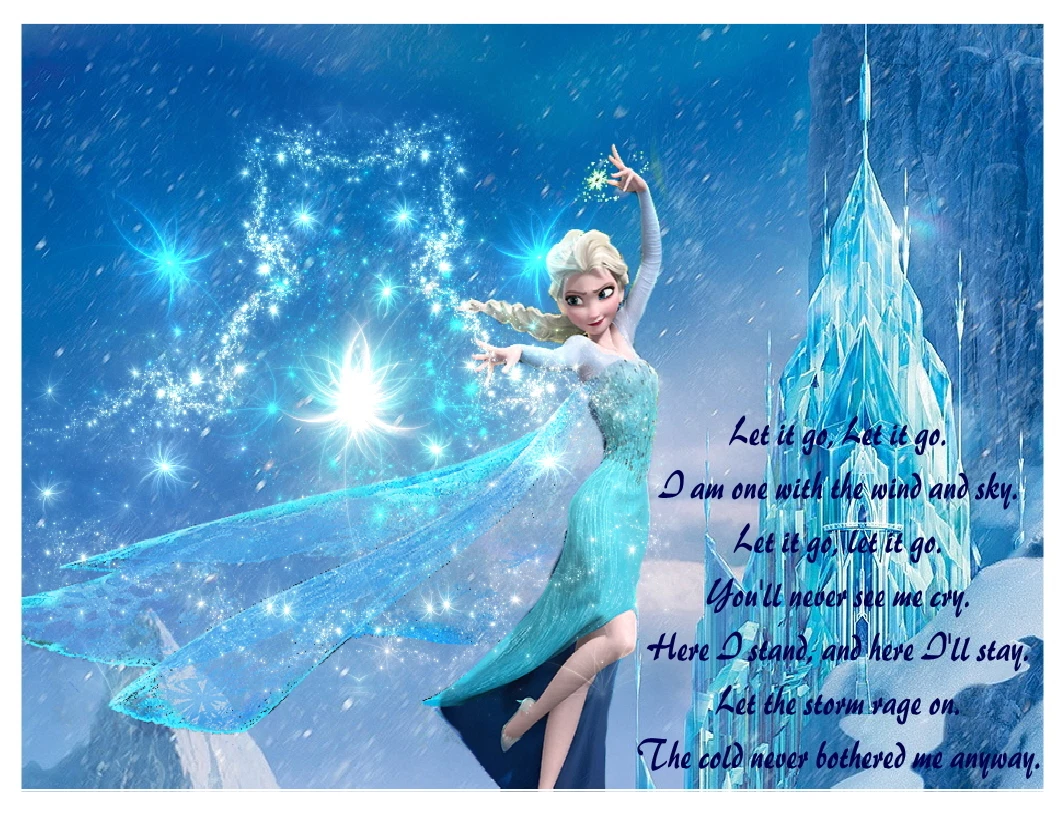 Let The Storm Rage On Elsa Frozen