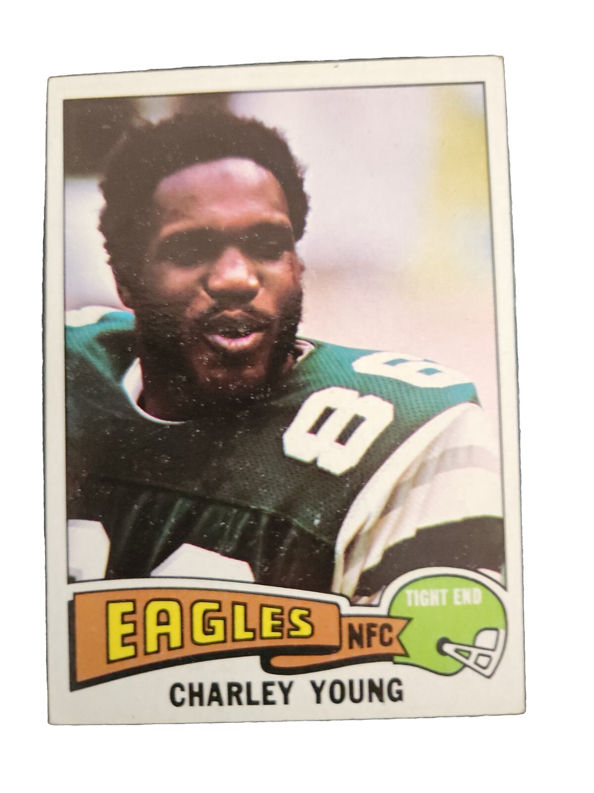 1975 Topps Football #390 Charley Young Eagles Free shipping | eBay