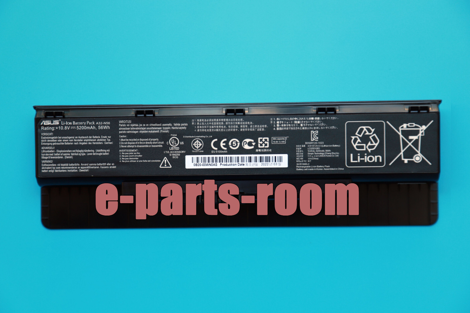 A32-N56 New Genuine Battery for Asus N56 N76VB N76VJ N56JK N56JN N56JR ...