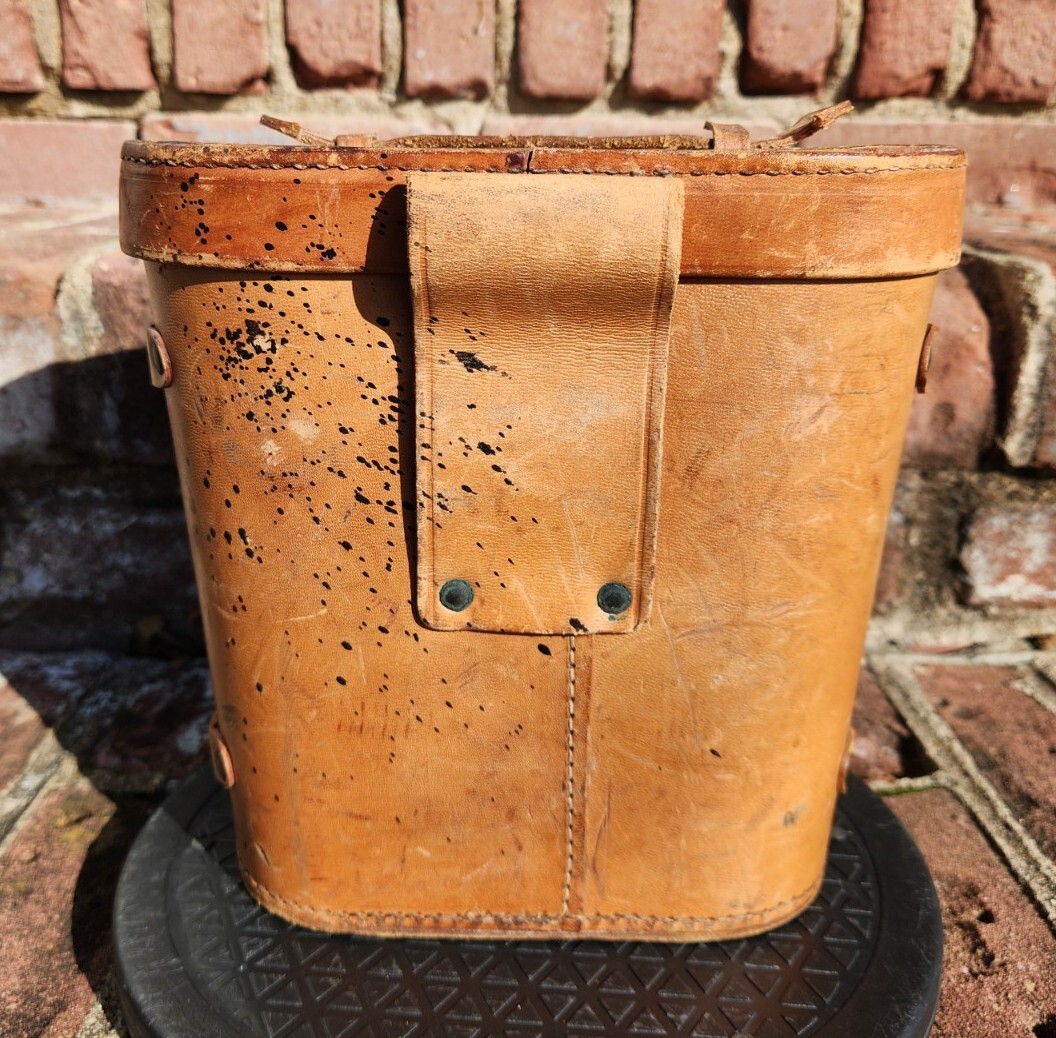 WWII US Army Binoculars M16 7x50 & M24 Clear Sights Leather Case D45874 ...