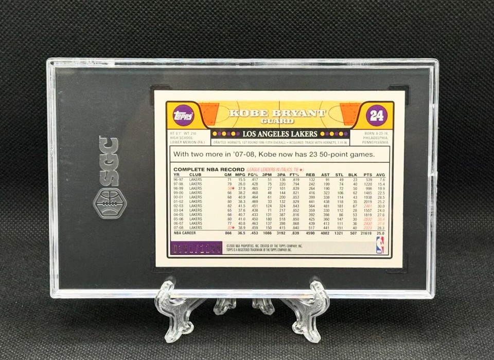 2008-09 Topps #24 Kobe Bryant w/ Lebron James Orange Border 381/1199 ...