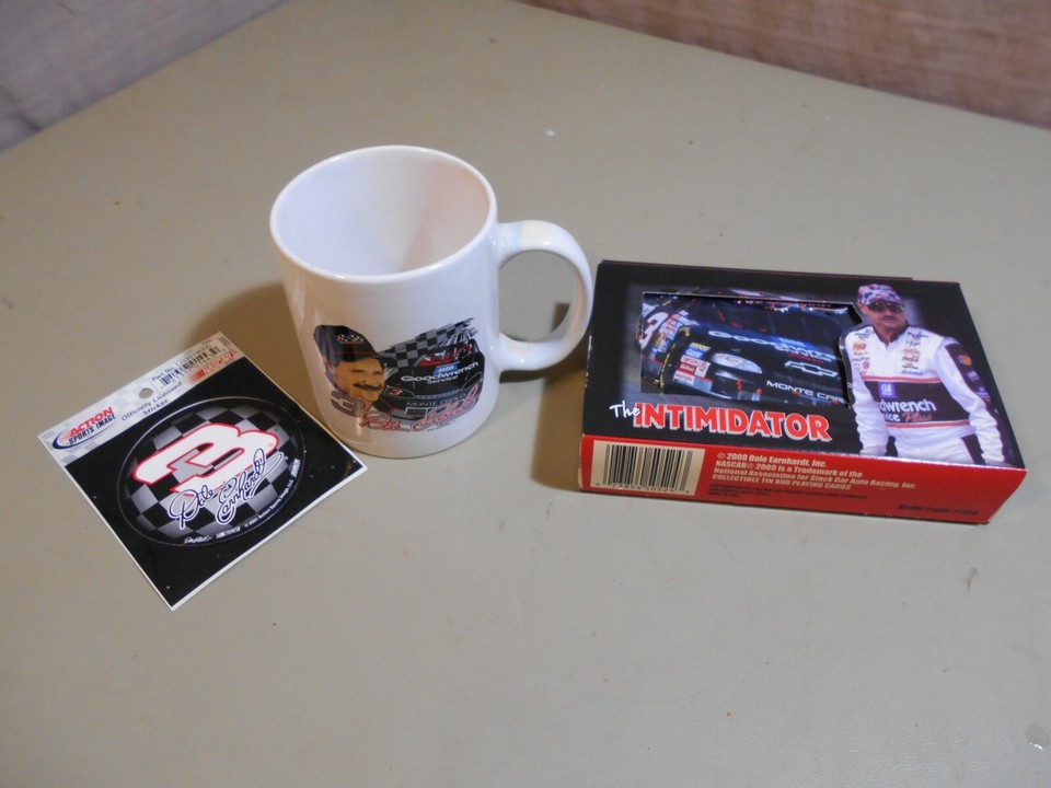 Intimidator #3 Dale Earnhardt NASCAR Sticker - Coffee Cup - Playing ...