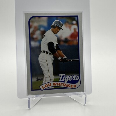 1989 Topps Lou Whitaker Baseball Card #320 Mint FREE SHIPPING | eBay