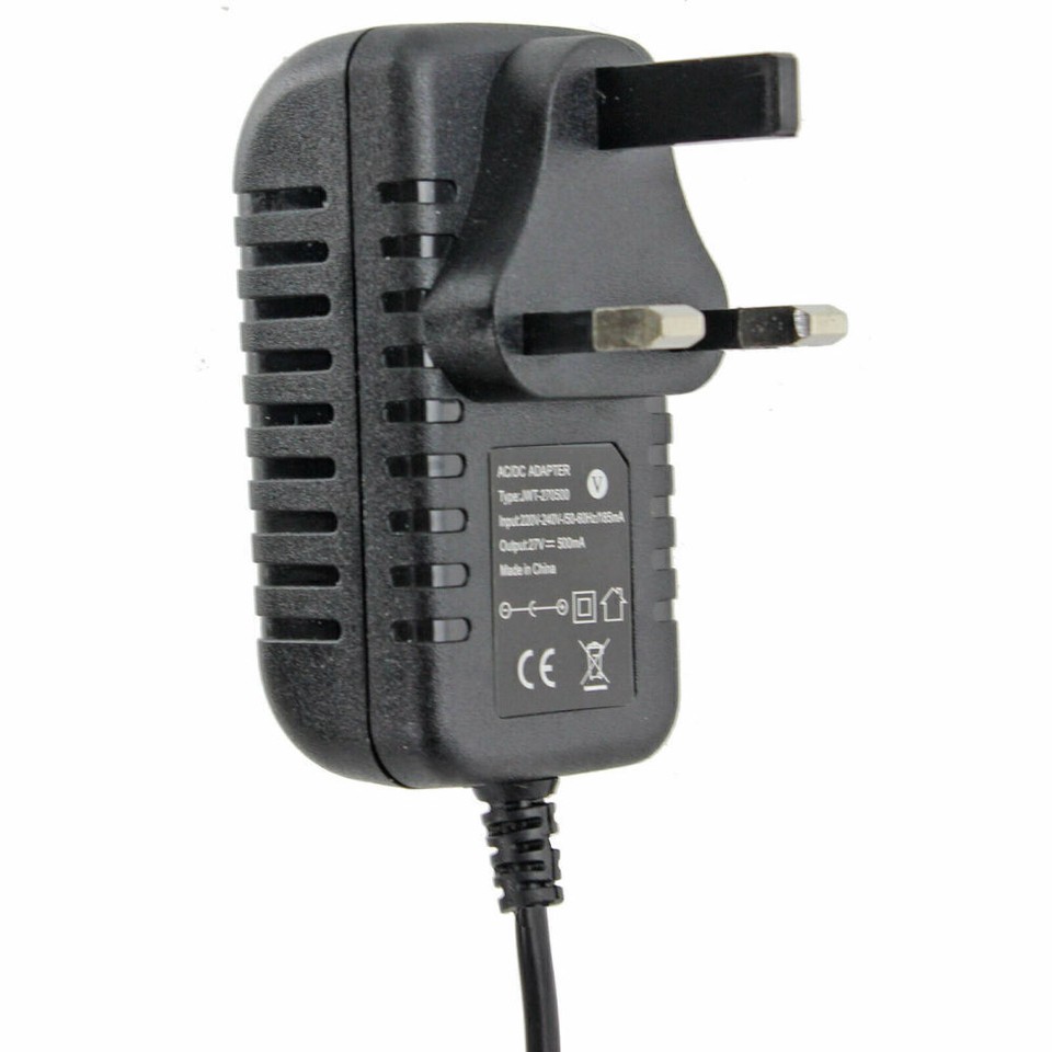 Replacement 27V DC 500mA Charger for Gtech AirRam / Multi MK2 Vacuum ...