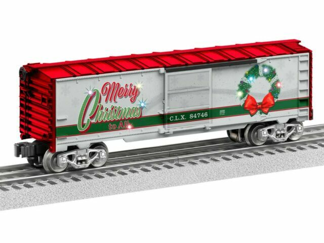 Lionel Christmas Light Express O Gauge Model Train Boxcar for sale ...