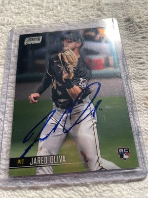 2019 Stadiums Club chrome Jared Oliva Signed Pirates Card... | eBay