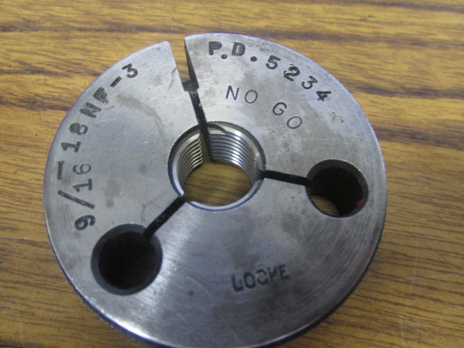 Go & No Go Thread Ring Gage Set 9/16"-18 NF-3 | eBay