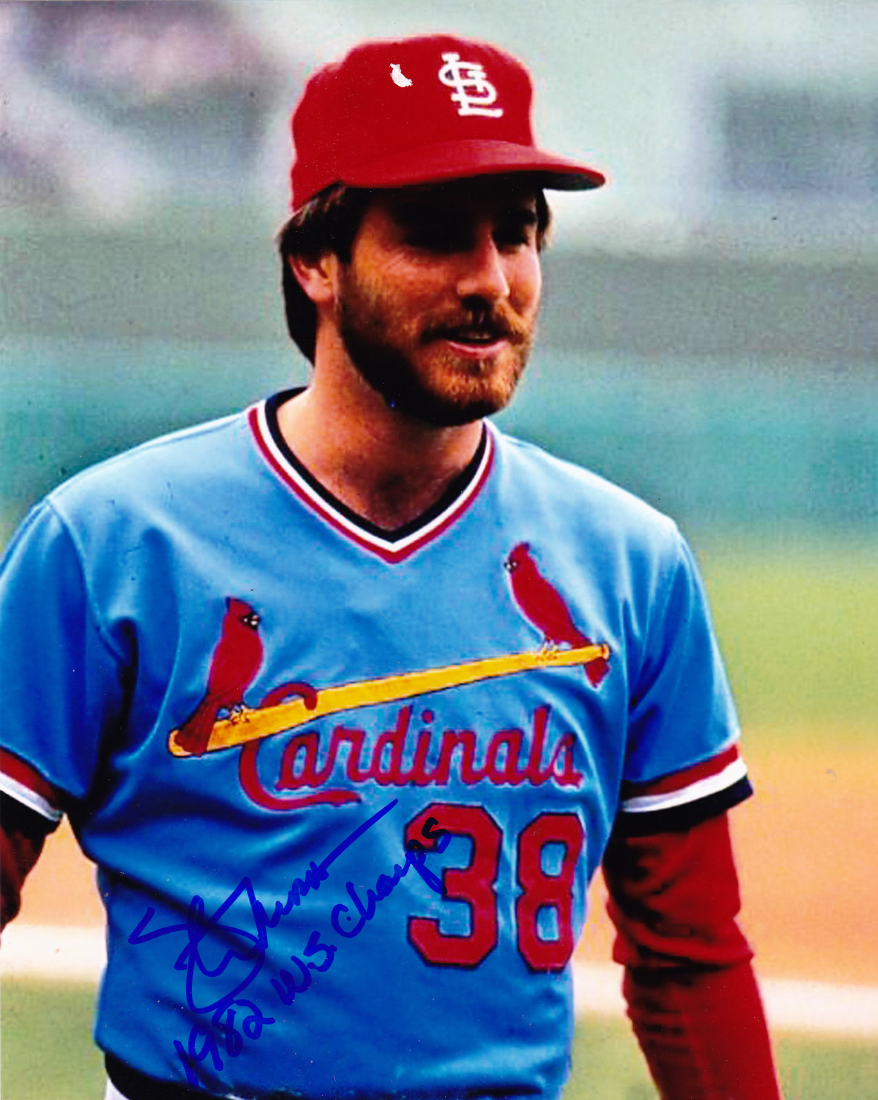 STEVE MURA ST. LOUIS CARDINALS 1982 WS CHAMPS ACTION SIGNED 8x10 | eBay