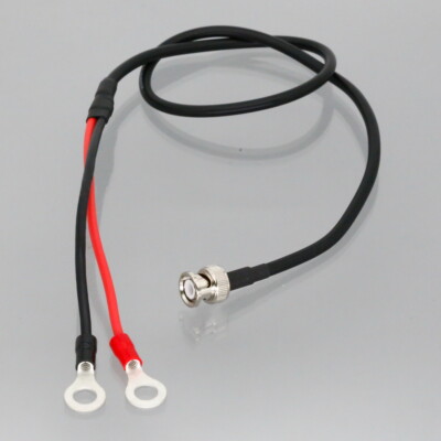 BNC male to splitter M8 8mm O Ring terminals lugs RG58 coaxial cable 1 ...