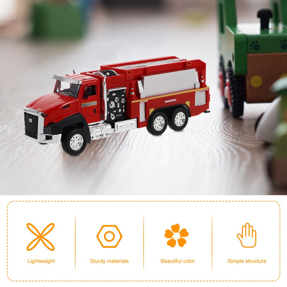 Engineering Vehicle Model Baby Fire Engines Car Toys Cement Mixer | eBay