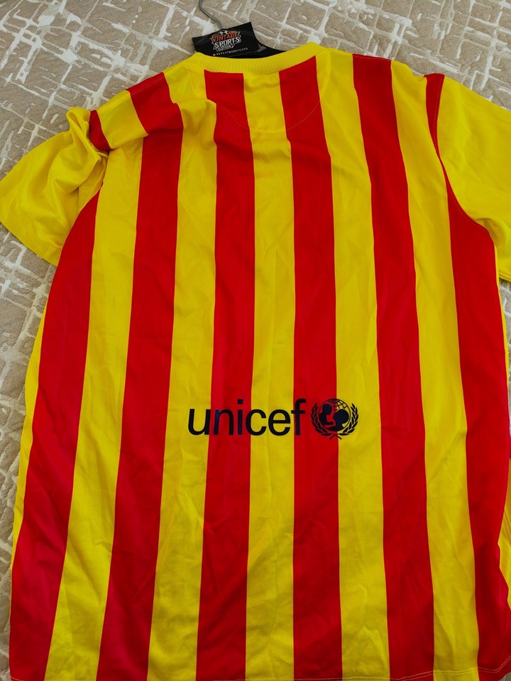 PERFECT FC Barcelona Away Shirt 2013-2014 (XL) Nike Jersey Camiseta ...