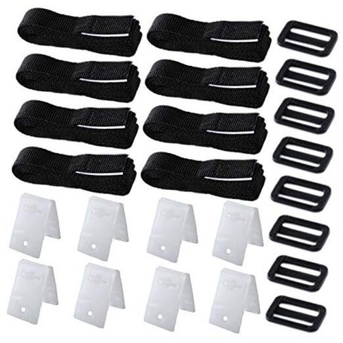 Pool Cover Straps, Solar Cover Reel Strap kit for In-Ground Swimming ...