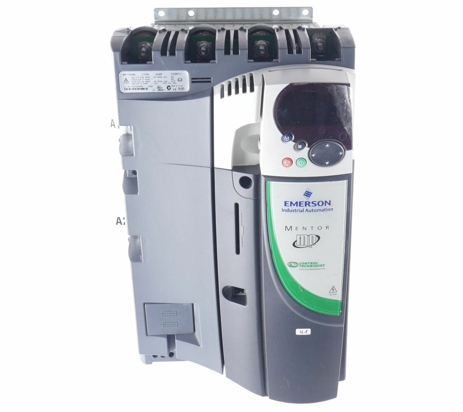 CONTROL TECHNIQUES EMERSON MENTOR MP75A4R 27KW STDW15 | eBay