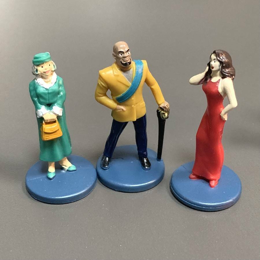 10Pcs Suspects Pieces Tokens Movers Characters Clue Board Game ...