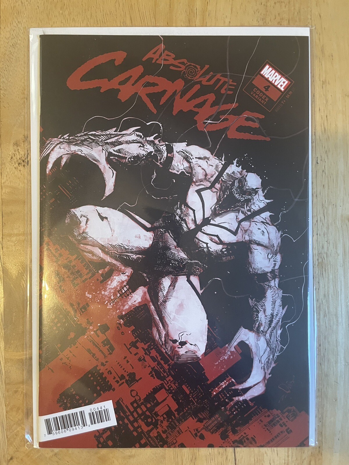 ABSOLUTE CARNAGE #4 (Marvel Comics 2019) -- Limited 1:25 Codex VARIANT ...