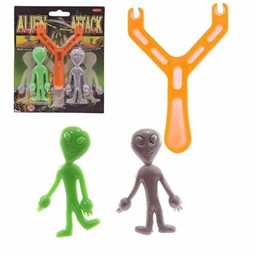 2pk ALIEN UFO SLINGSHOT - Novelty GaG Toy Party Favor Bag Filler Play ...