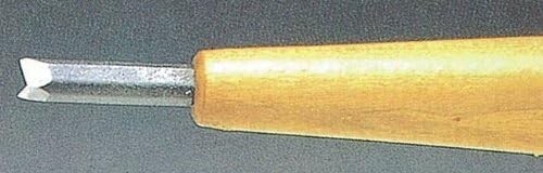 Mikisyo POWER GRIP Wood Carving PMC Parting V Gouge chisel triangular ...