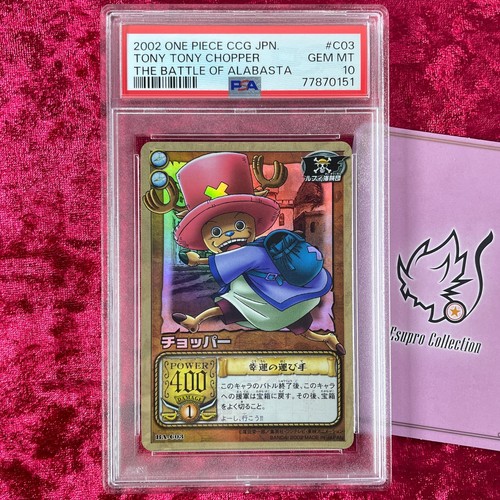 PSA 10 2002 Tony Tony Chopper #BA-C03 One Piece CCG The Battle of ...